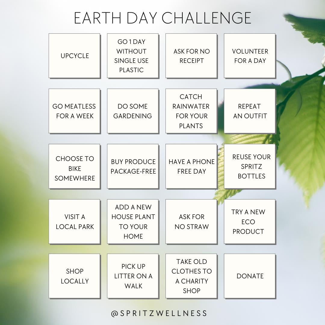 Spritz Wellness Earth Day Challenge - Spritz Wellness